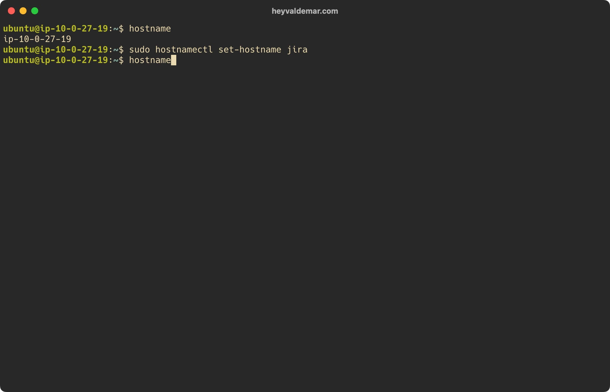 Change Hostname on Ubuntu 22.04 LTS | DevOps Compass Guided IT ... Change Hostname on Ubuntu 22.04 LTS | DevOps Compass Guided IT ...