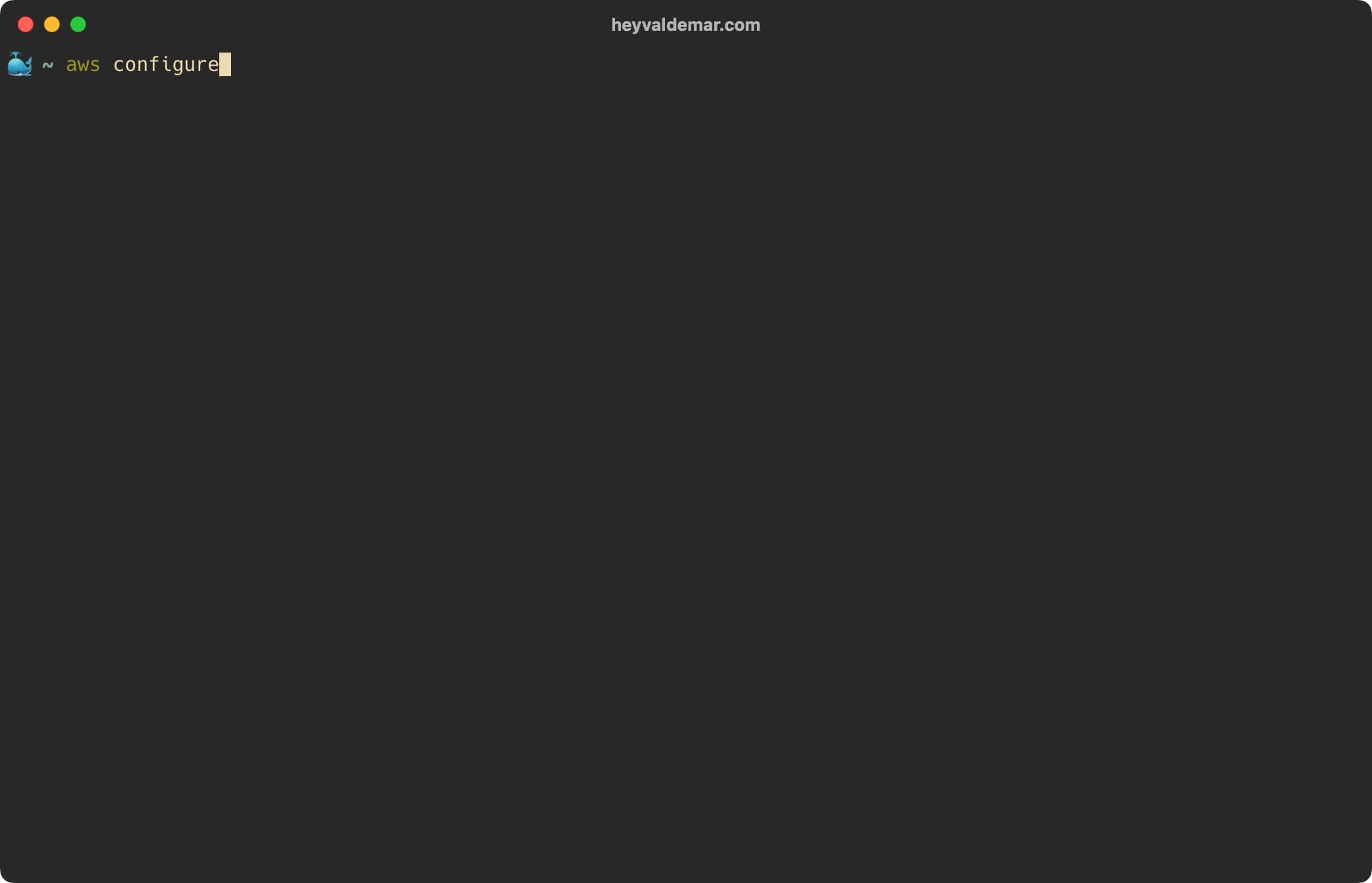 Configure AWS CLI | DevOps Compass Guided IT Solutions by Docker Captain Configure AWS CLI | DevOps Compass Guided IT Solutions by Docker Captain